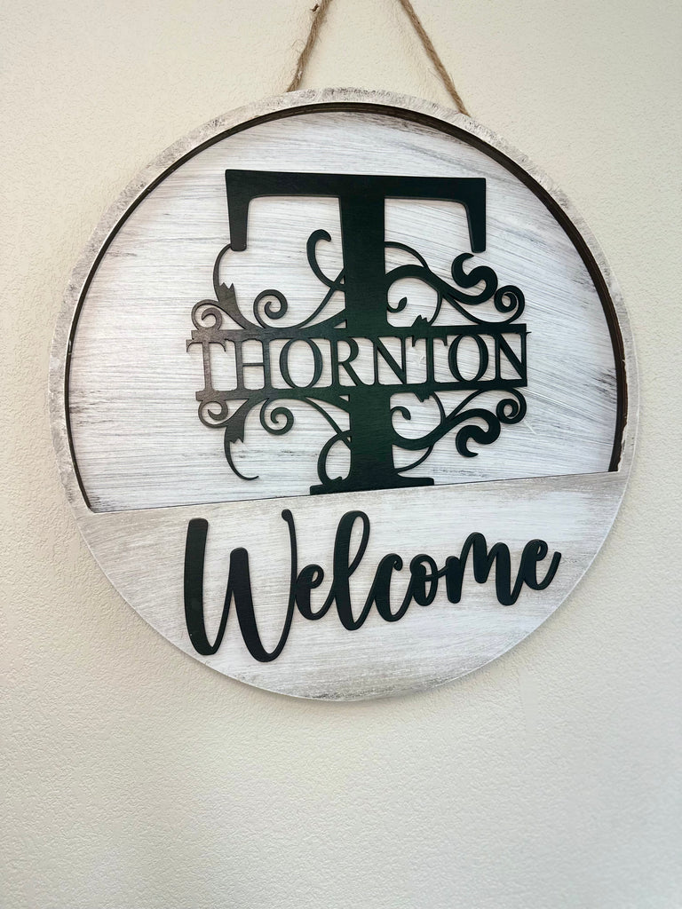 Personalized | Monogram Insert | Custom | Year Round Insert ...