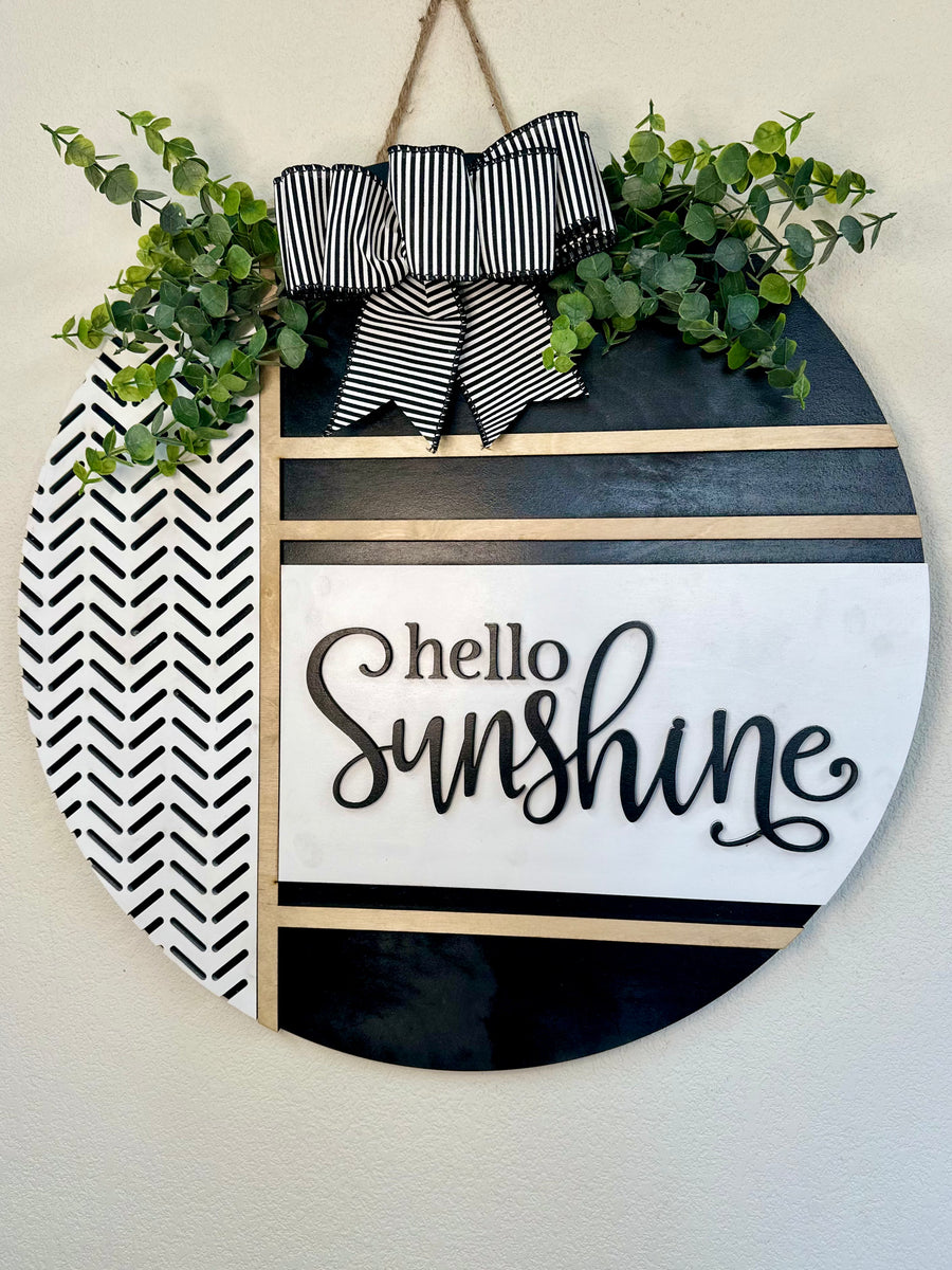 Hello Sunshine | Door Hanger – midwestdesignsrb