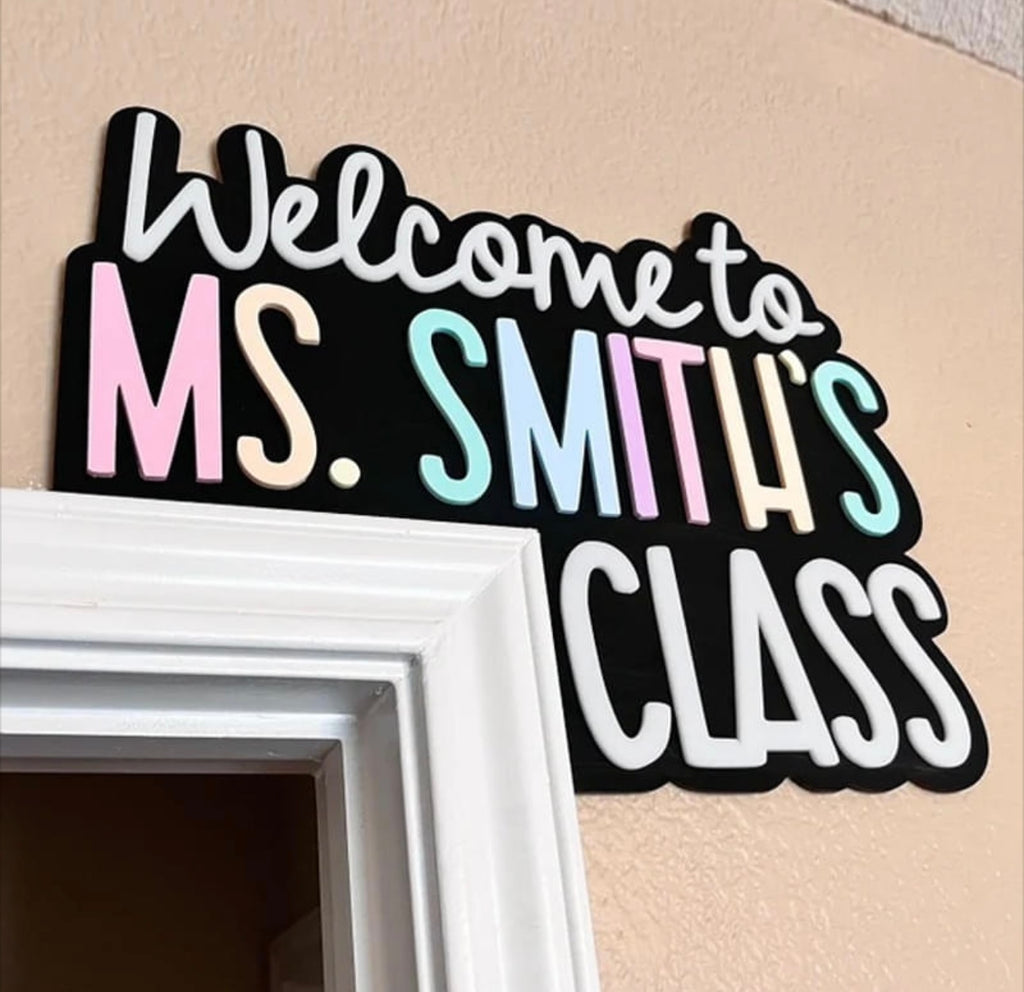 Teacher Classroom Name Sign – midwestdesignsrb